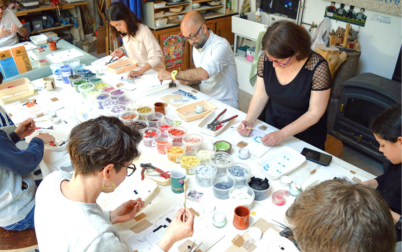 Cours et Stages de Mosaïque à Angers - Mosaïque Passionnément